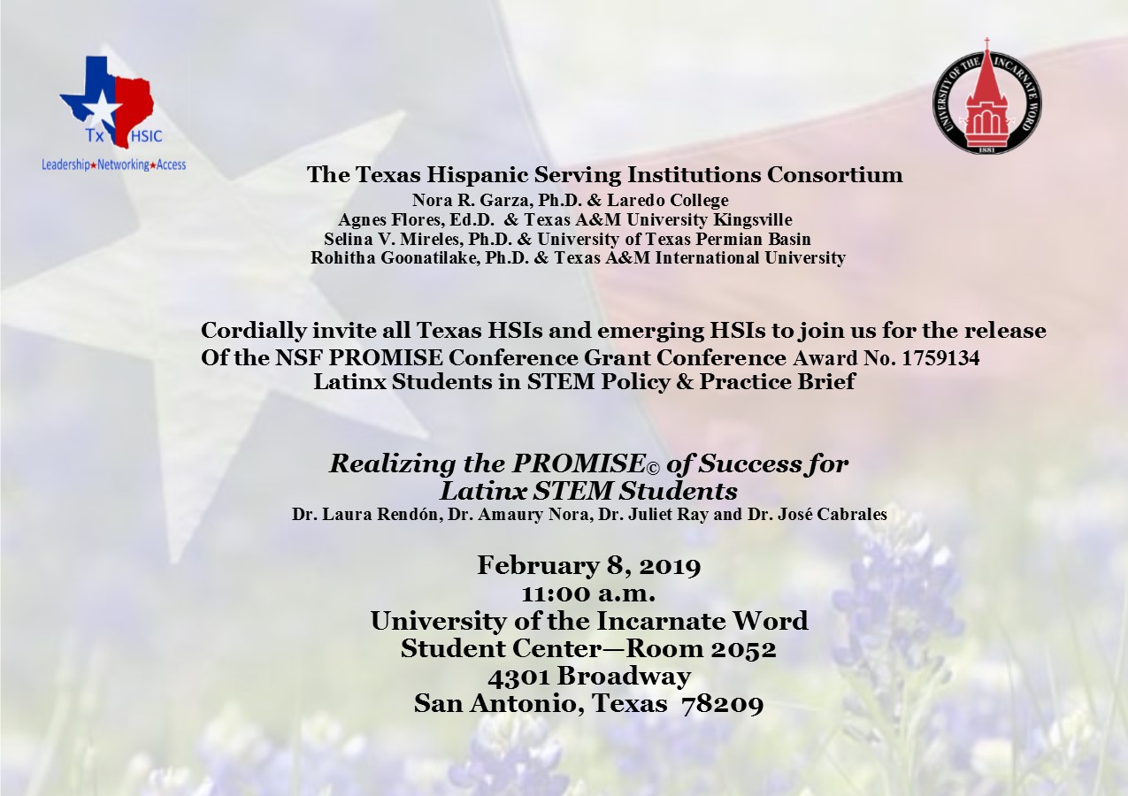 LatinX Stud.STEM – Texas Highly Successful Institutions Consortium
